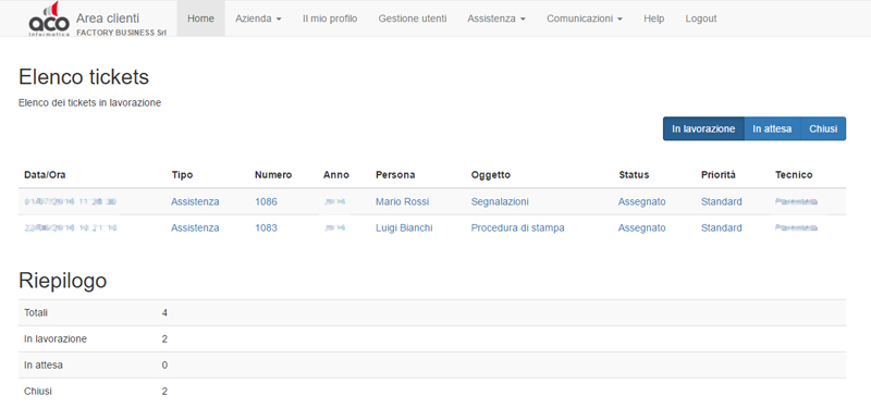 ACO Informatica - Guida ai software ACO