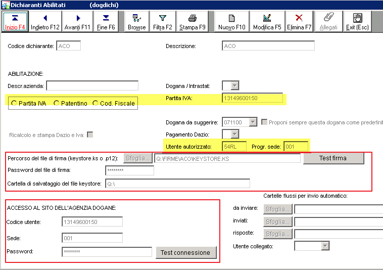 ACO Informatica - Guida ai software ACO